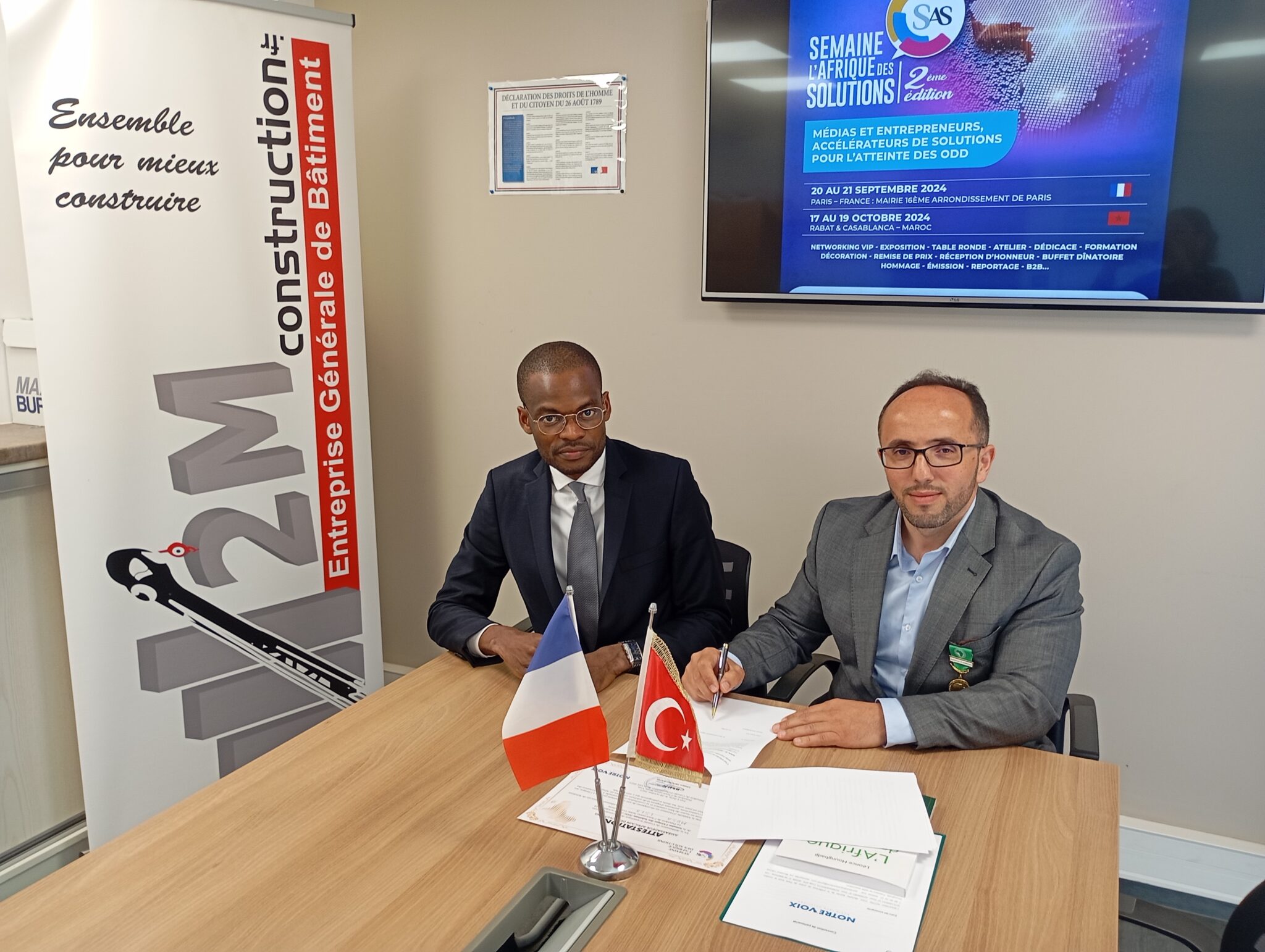 2M Construction mécène de la Semaine de l'Afrique et des Solutions 2024 ...